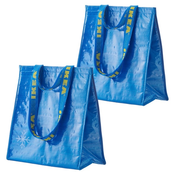 IKEA | Kitchen | Ikea Frakta Insulated Cooler Grocery Bag Blue 5450378 ...
